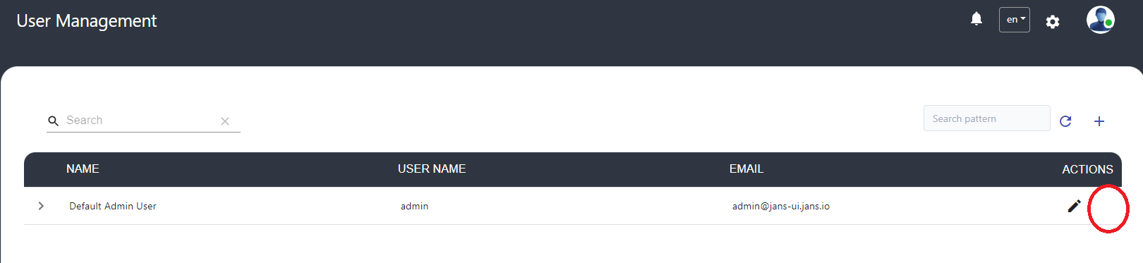 fix (admin-ui): delete button is not visible in User list form · Issue #620 · GluuFederation ...