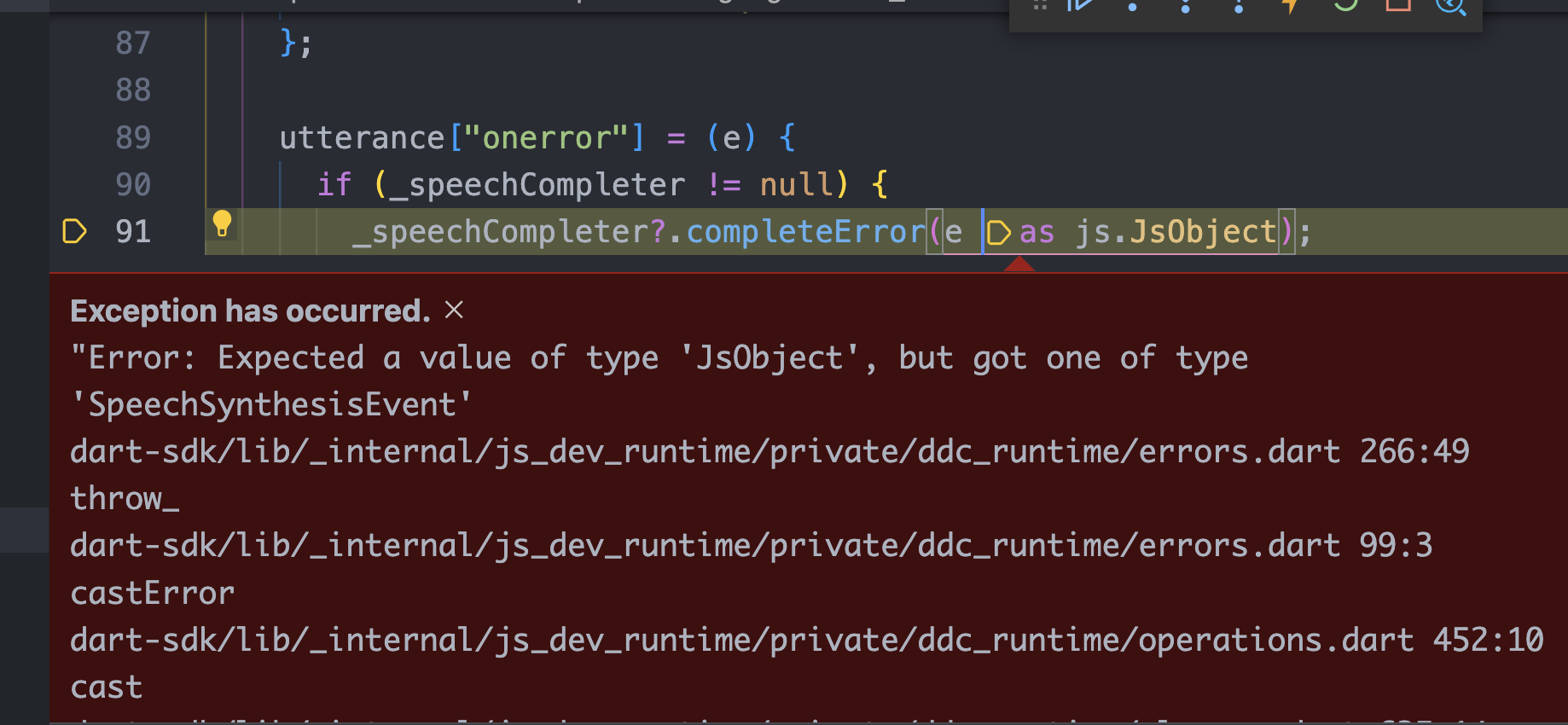 Calling `speak()` after calling `stop()` does not work · Issue #364 · dlutton/flutter_tts · GitHub