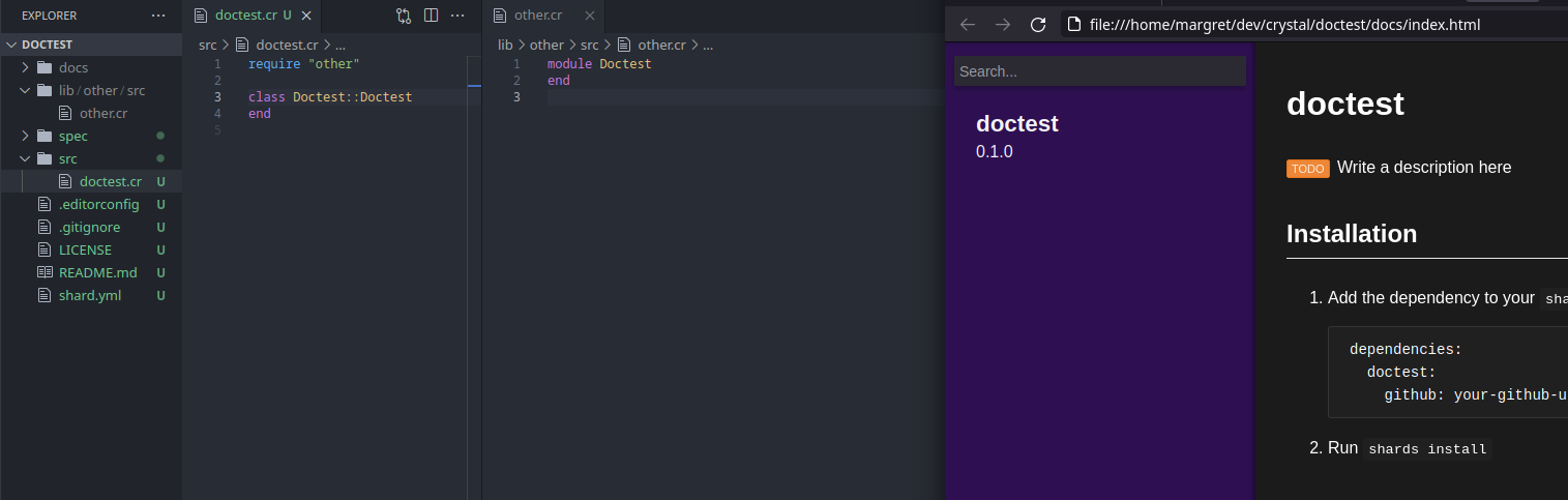 Docs Generator Hiding Class Definitions · Issue 13832 · Crystal Langcrystal · Github 