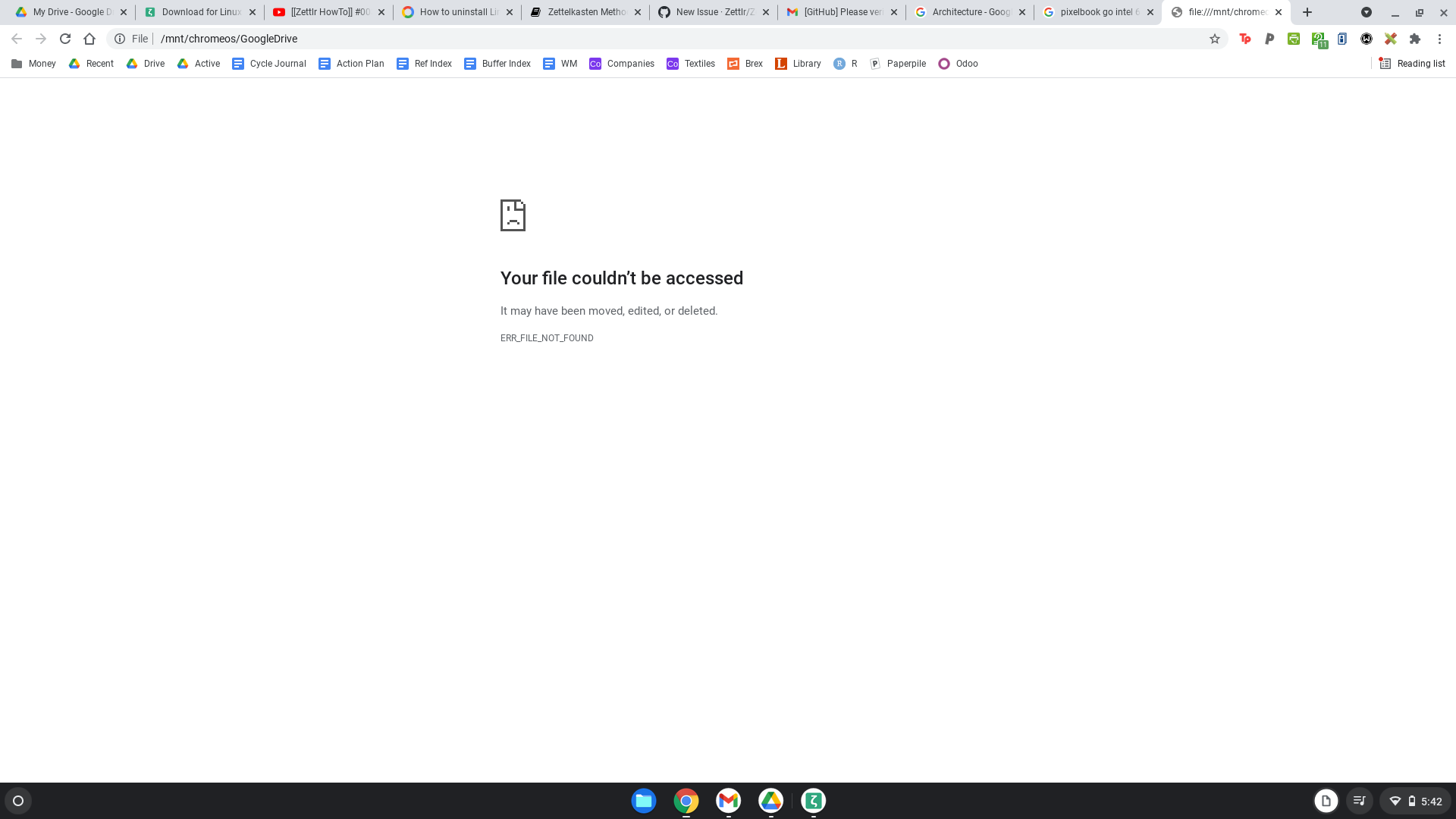 Can't open directory from Zettlr in ChromeOS · Issue #2240 · Zettlr/Zettlr · GitHub