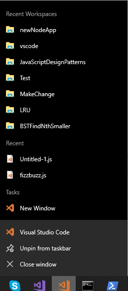 Node not found on path when vscode launched from task bar -> Recent Workspaces · Issue #36824 ...