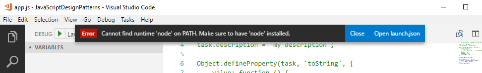 Node Not Found On Path When Vscode Launched From Task Bar Recent Workspaces · Issue 36824
