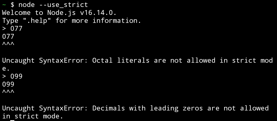 Octal literals and decimals with leading zeroes wrongly allowed in REPL · Issue #13775 ...
