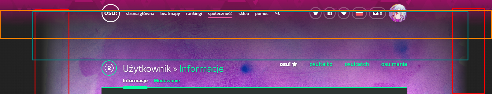 Header and profile BG design · Issue #4201 · ppy/osu-web · GitHub