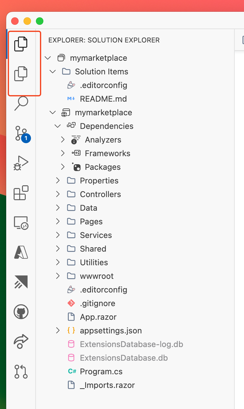 Differentiate the folder and solution explorer icons · Issue #32 · microsoft/vscode-dotnettools ...