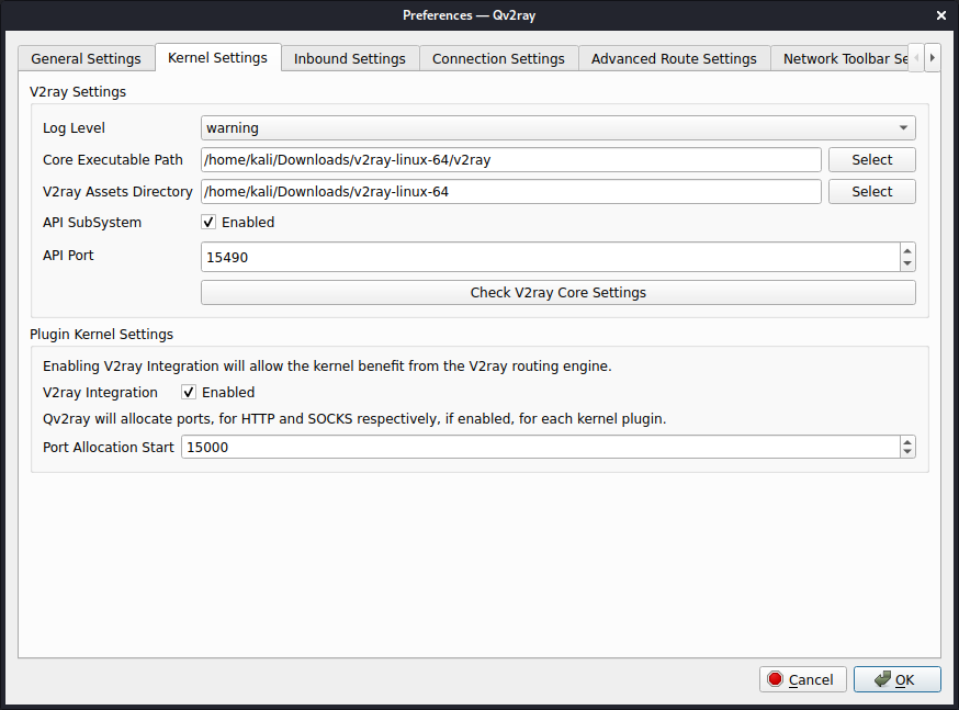 kali linux Qv2ray not working · Issue #588 · Qv2ray/Qv2ray · GitHub