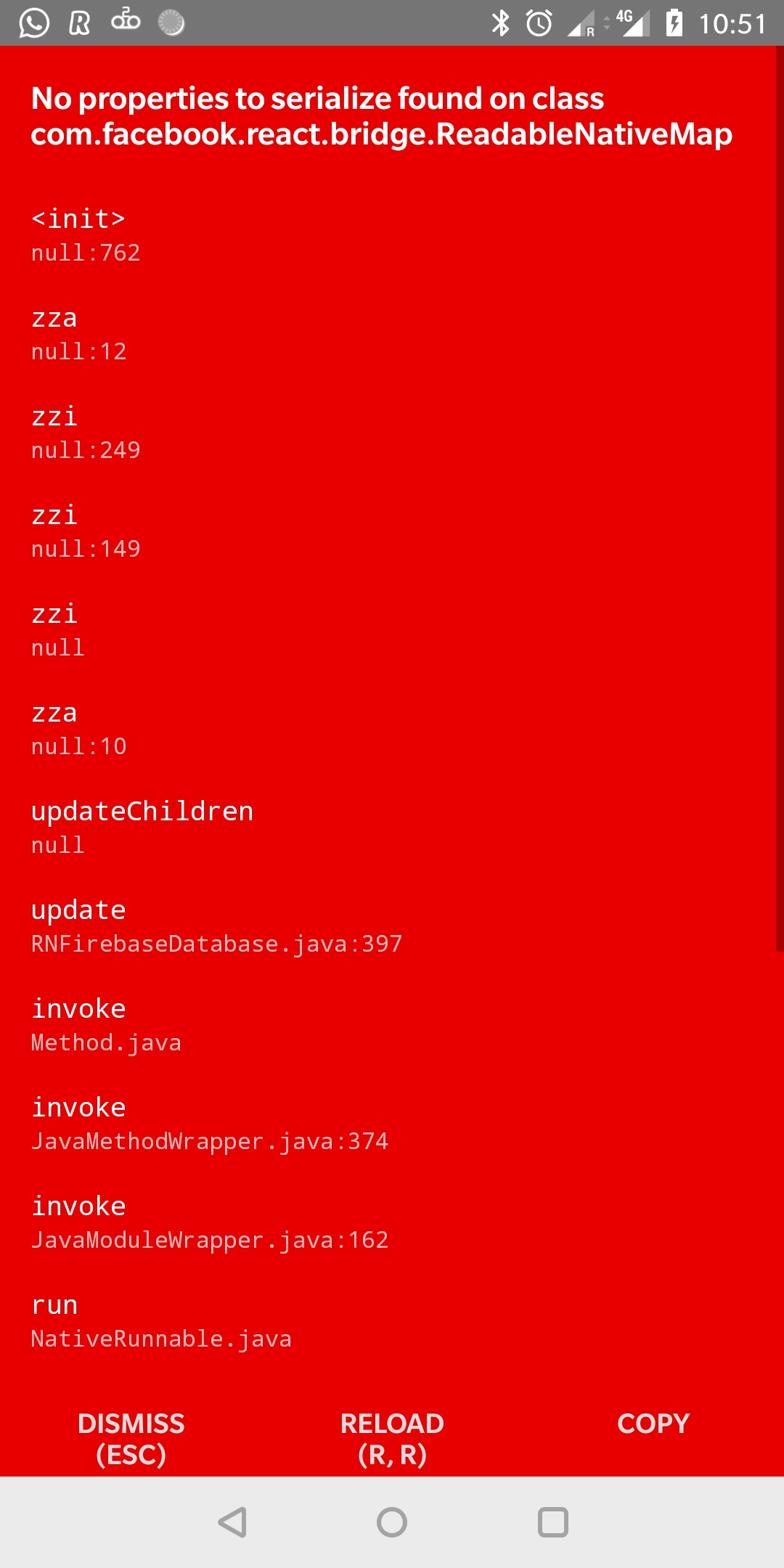 Unable to write to RTDB with android · Issue #1109 · invertase/react-native-firebase · GitHub