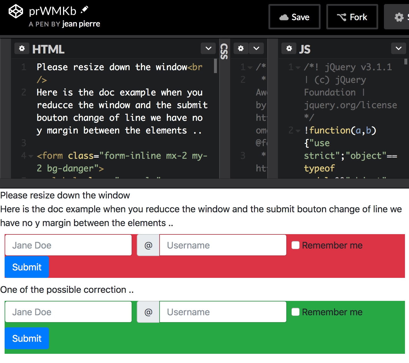 inline form doc example · Issue #23452 · twbs/bootstrap · GitHub