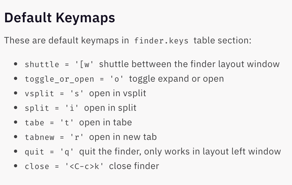 How to use default key map? · Issue #1233 · nvimdev/lspsaga.nvim · GitHub