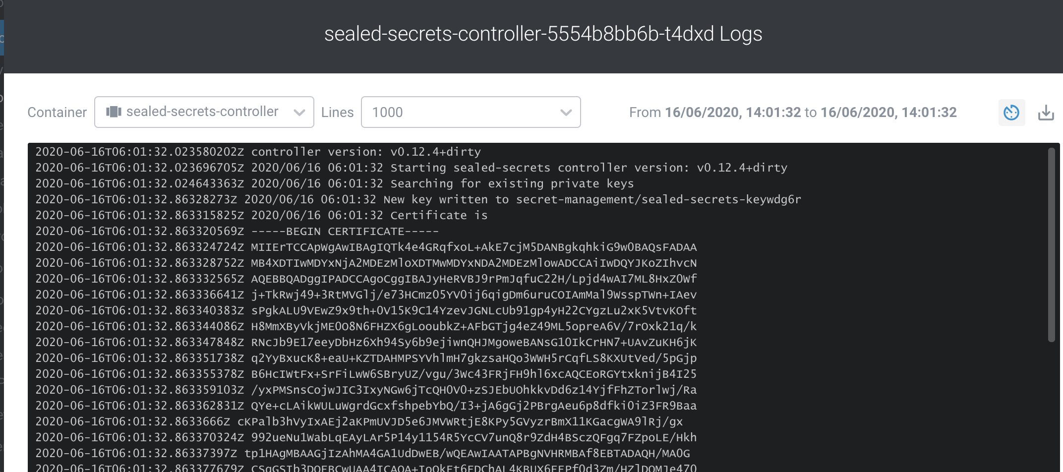 Unable to retrieve signing certificate from path /sealed-secrets/v1/cert.pem · Issue #418 ...