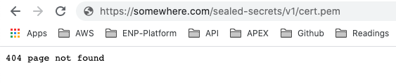 Unable to retrieve signing certificate from path /sealed-secrets/v1/cert.pem · Issue #418 ...