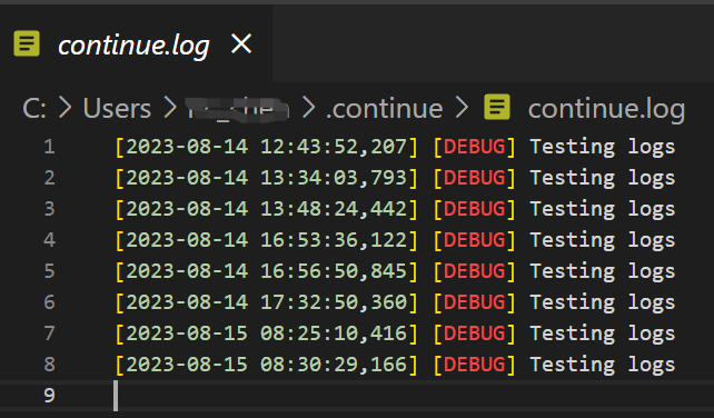 Staying there all the time "Continue Server Starting" · Issue #377 · continuedev/continue · GitHub
