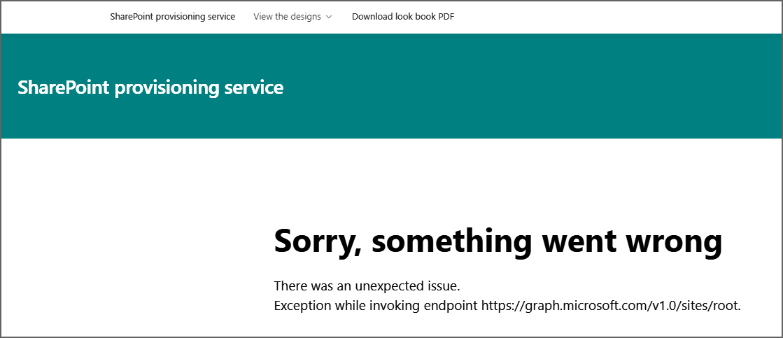 Microsoft Graph Error When Trying to Provision Learning Pathways · Issue #411 · SharePoint/sp ...