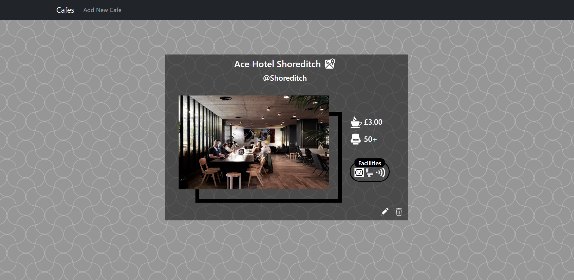 GitHub - mmiskiewicz/cafe-website: A website that lists cafes with wifi and power for remote ...