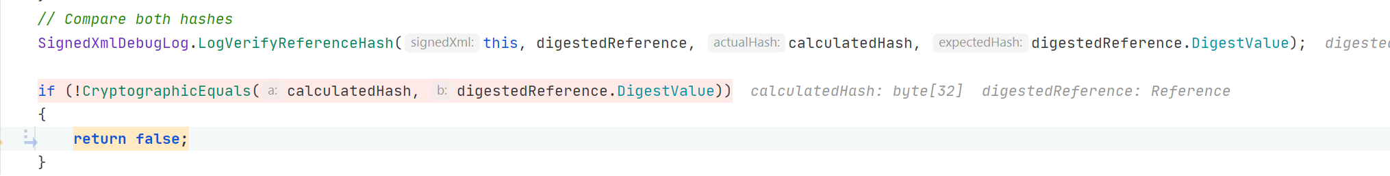 SignedXml: DigestValue and calculatedHash are not equal · Issue #1239 · Sustainsys/Saml2 · GitHub