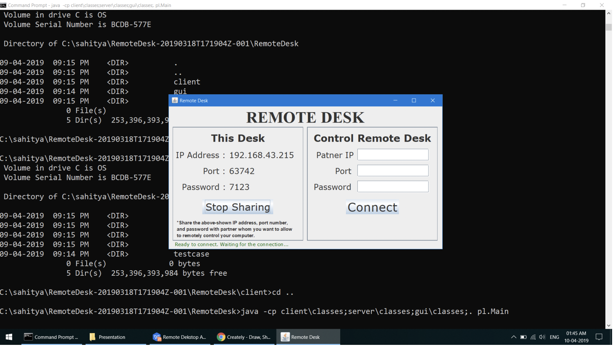 GitHub - isahitya/Remote-Desktop-Application: Helps you securely access ...
