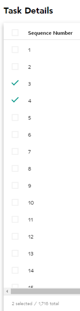 Selected checkbox count is not reflected in the table footer · Issue ...