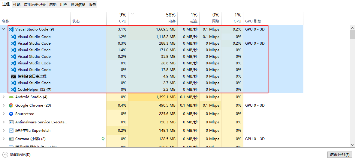 After the latest update multiple instances running chewing up system ...