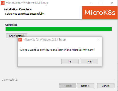 Microk8s for Windows 2.2.1 Setup fails and cannot uninstall failed installation · Issue #2757 ...