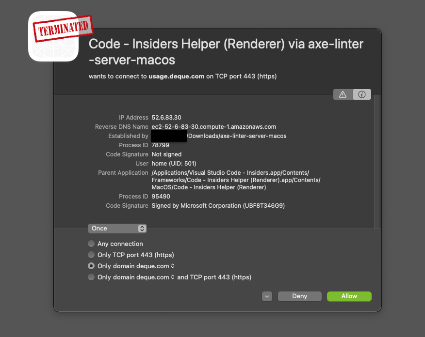 vs code plugin downloads binary outside of extension code, which ...