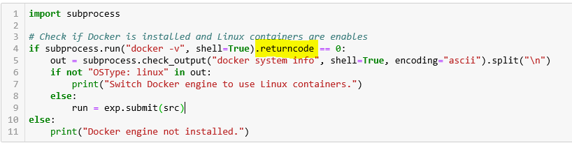 Problem with conde related to Docker in train-on-local.ipynb · Issue ...