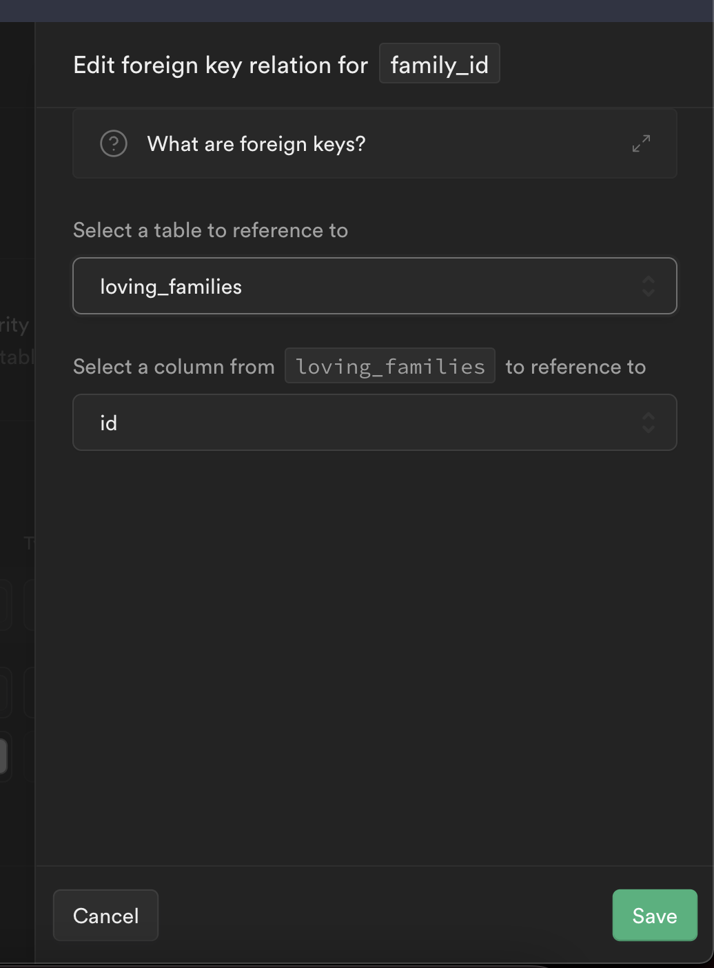 Foreign keys aren't saving because of default value · Issue #6971 · supabase/supabase · GitHub