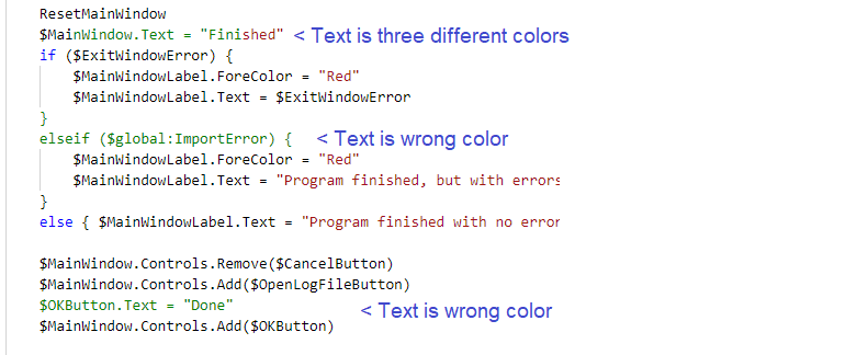 Text colors in editor window sometimes randomly change · Issue #120800 ...
