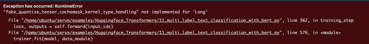 Quantization doc doesn't have working code · Issue #8570 · Lightning-AI/pytorch-lightning · GitHub