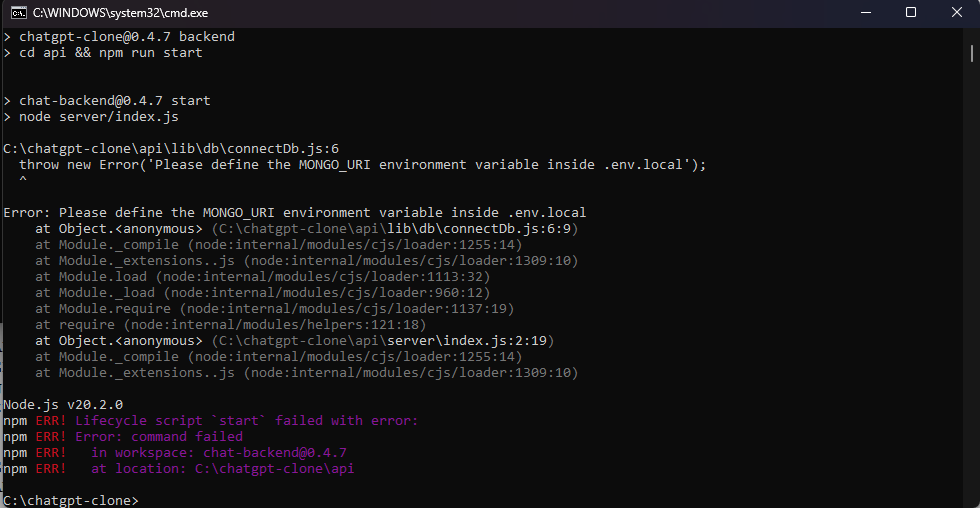 localhost · Issue #1 · fuegovic/LibreChat-Windows-Installer · GitHub