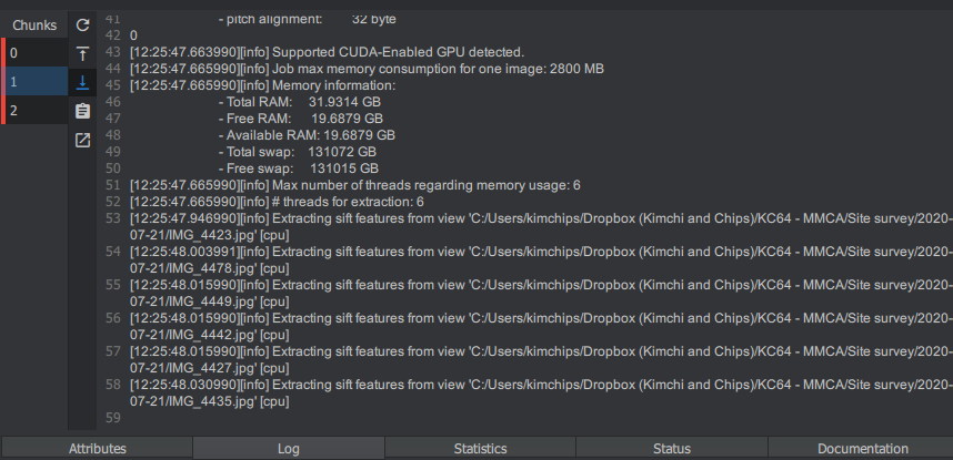 [bug] FeatureExtraction errors out after each execution · Issue #1325 · alicevision/Meshroom ...