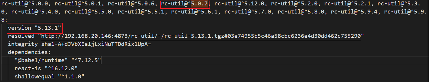 rc-util依赖版本有误 · Issue #170 · react-component/virtual-list · GitHub