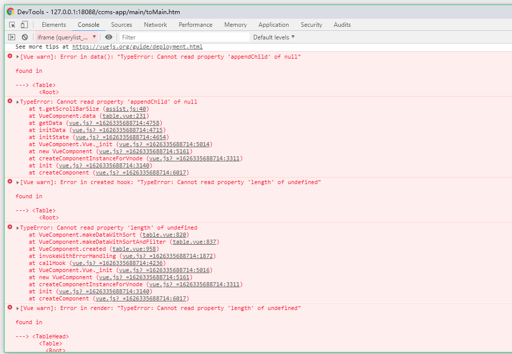 i-table报错找不到appendChild，length，forEach · Issue #6590 · iview/iview · GitHub