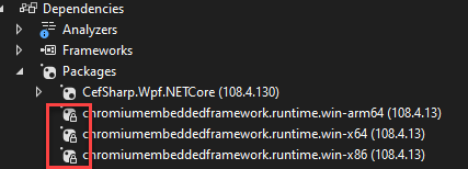 Net Core - Unable to use Central Package Management · Issue #4362 · cefsharp/CefSharp · GitHub
