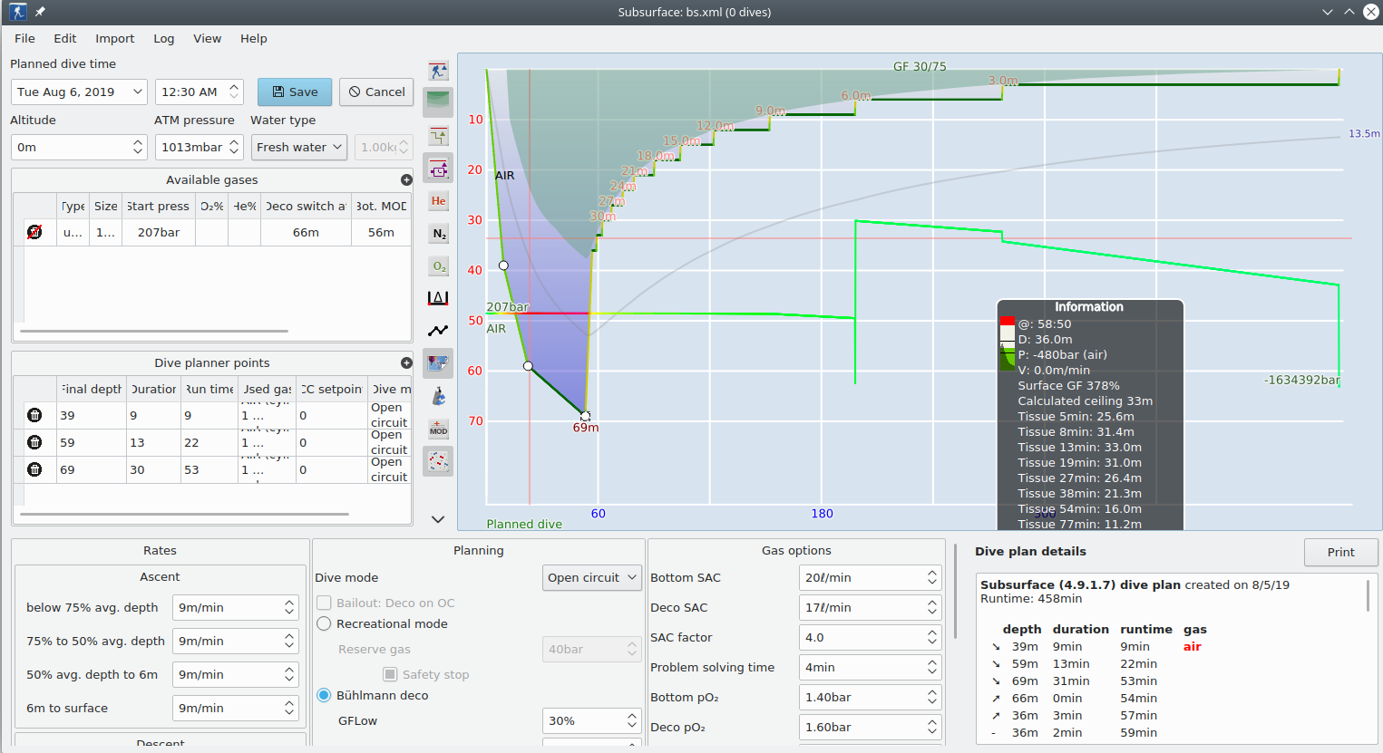 Planner / profile hang · Issue #2212 · subsurface/subsurface · GitHub