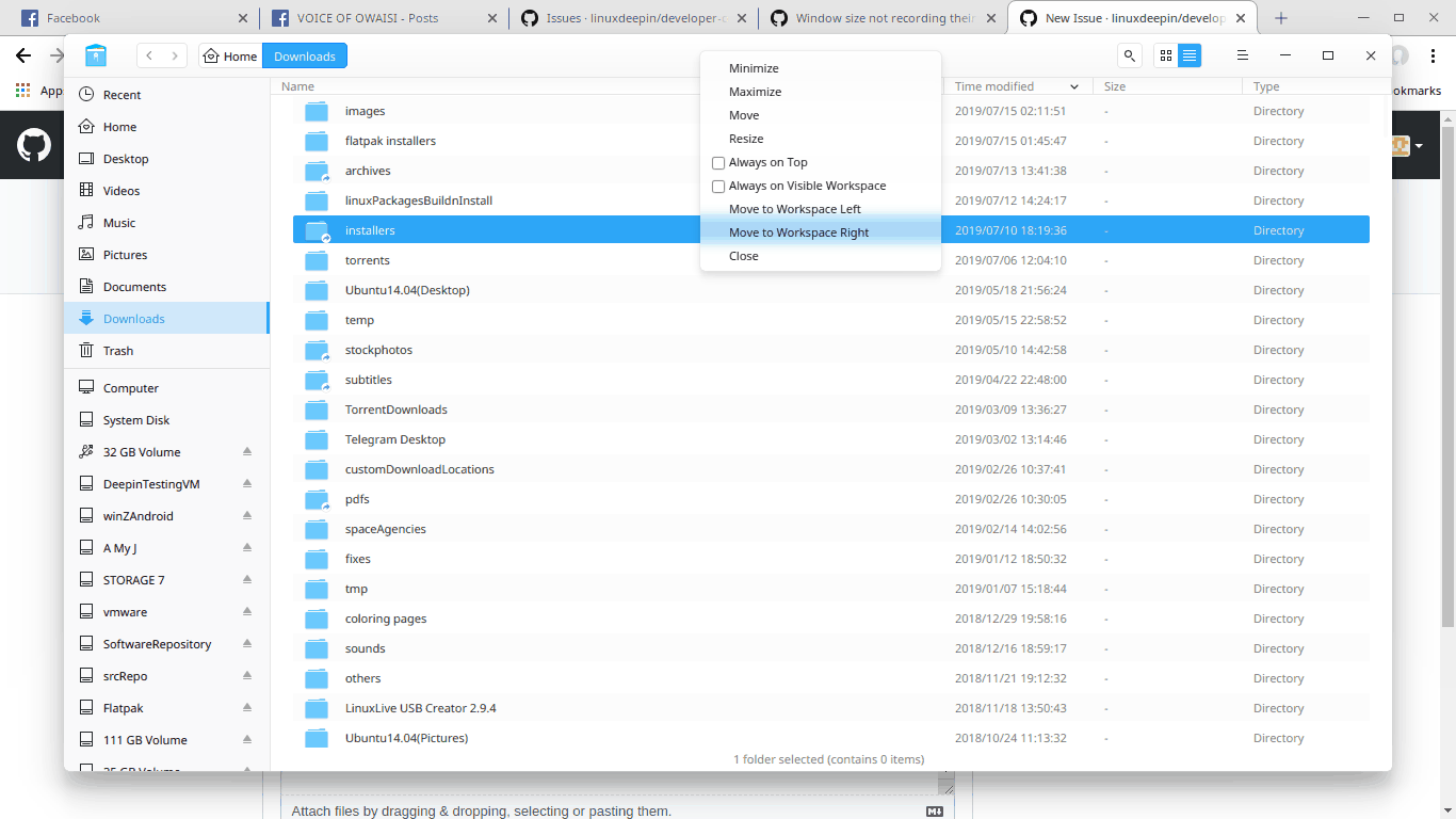BUG ? ... "Always on Visible Workspace" setting · Issue #1391 · linuxdeepin/developer-center ...