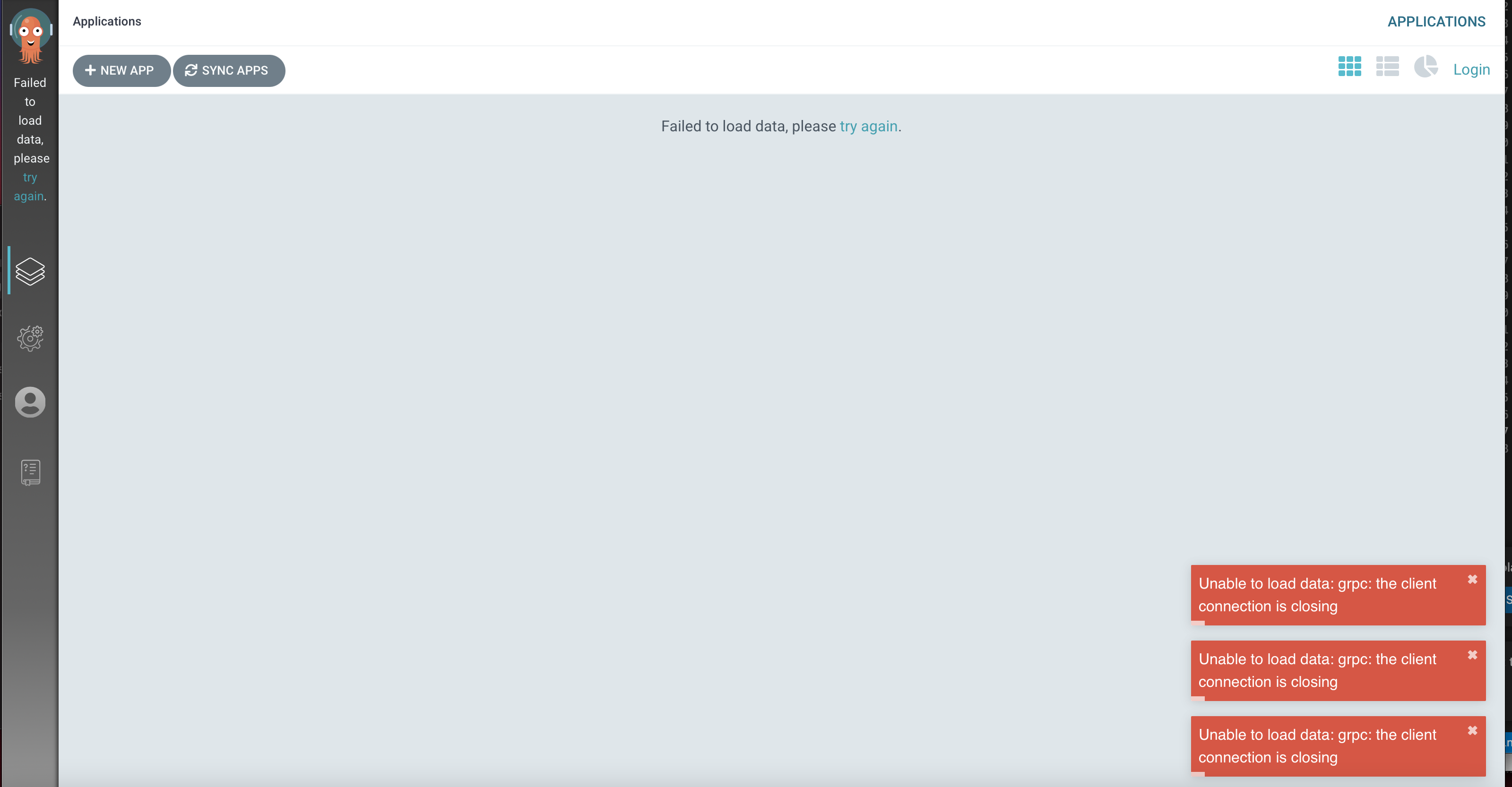 Hot Reload Of Dexoidc Config Hangs Argocd Server Unable To Load Data Grpc The Client