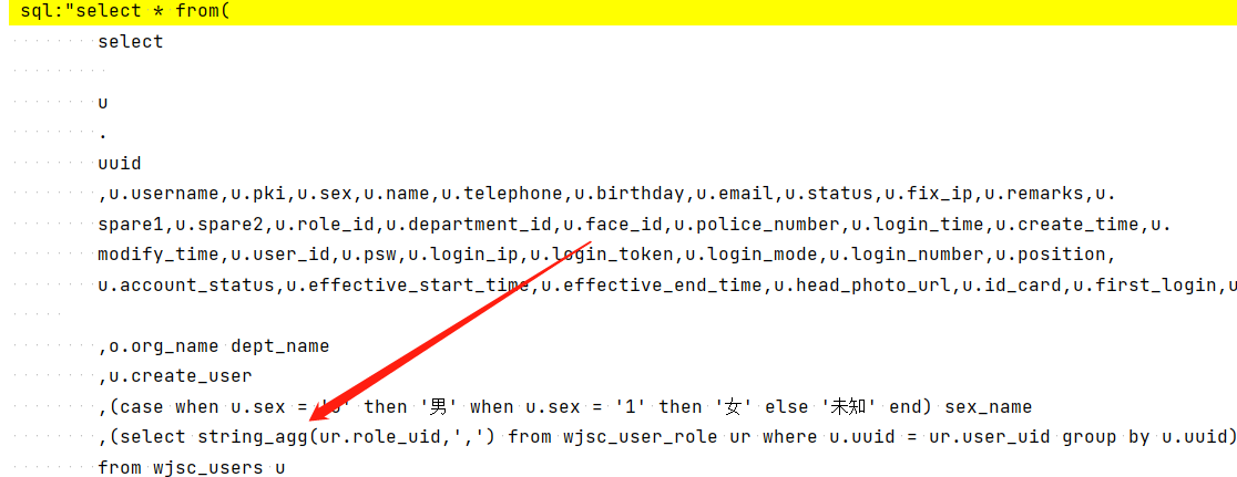 There are aggregate functions in the subquery：string_agg · Issue #1705 · JSQLParser/JSqlParser ...