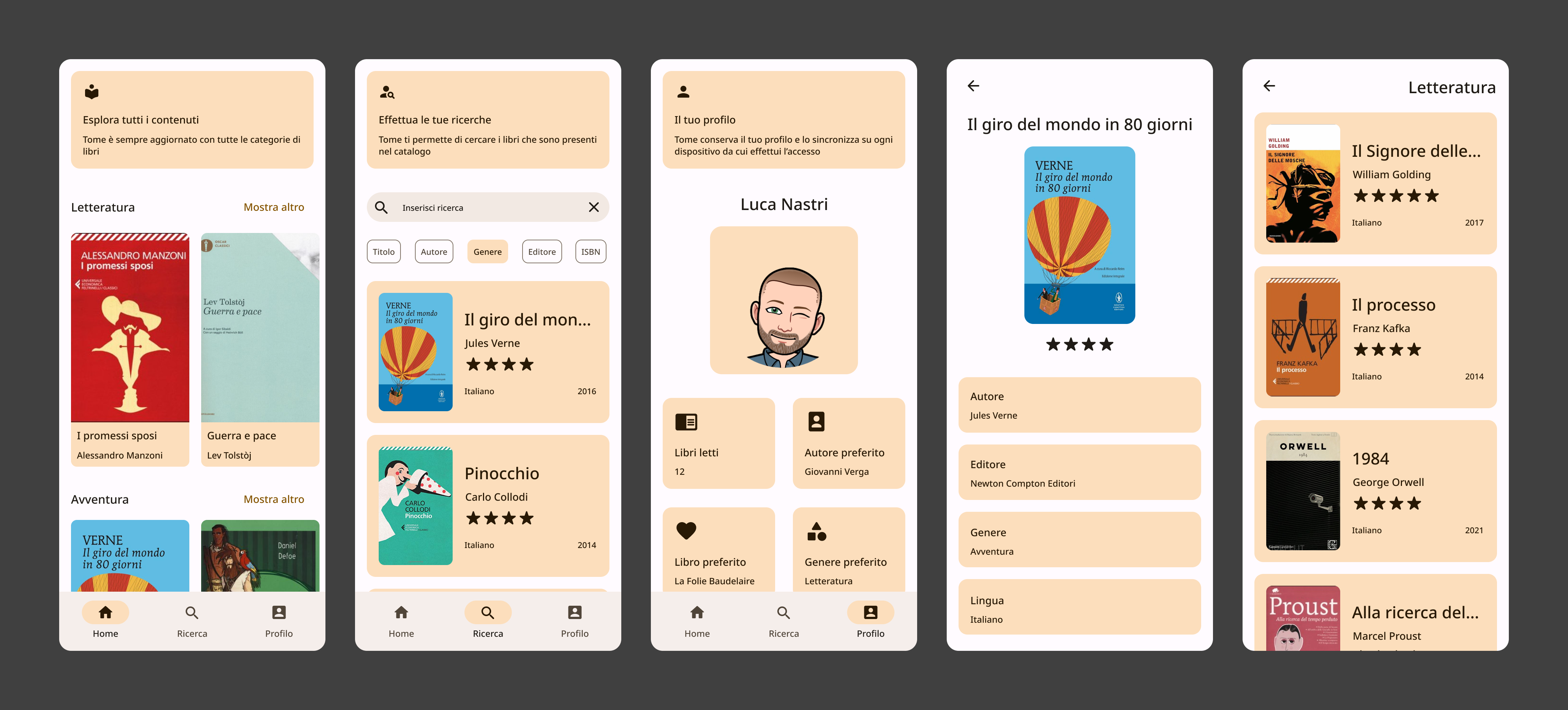 GitHub - lucanastri/Tome: Android Application developed with Jetpack Compose