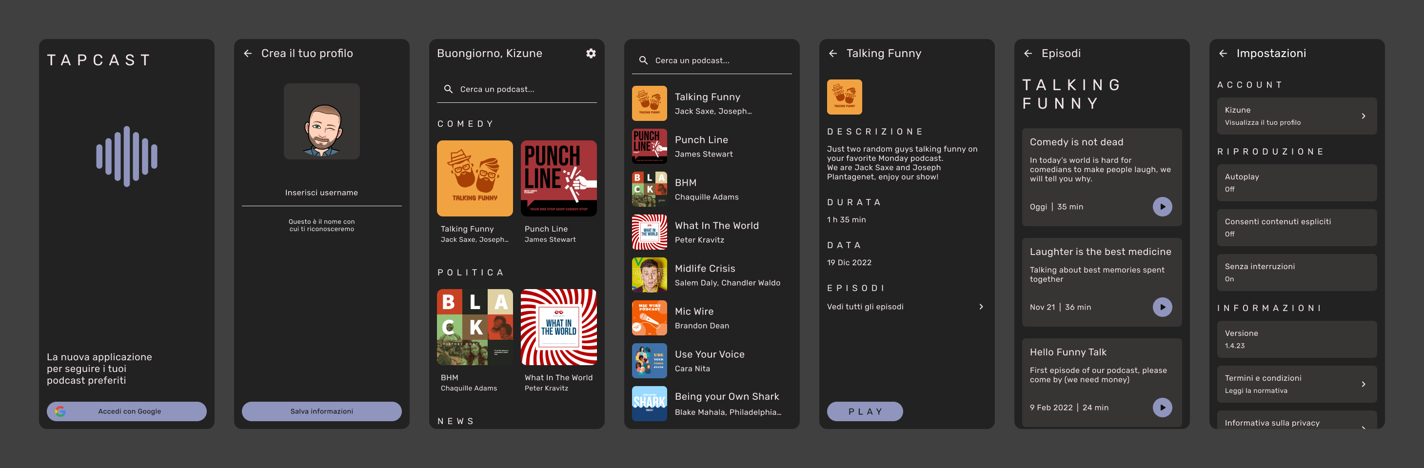 GitHub - lucanastri/Tapcast: Android Application developed with Kotlin