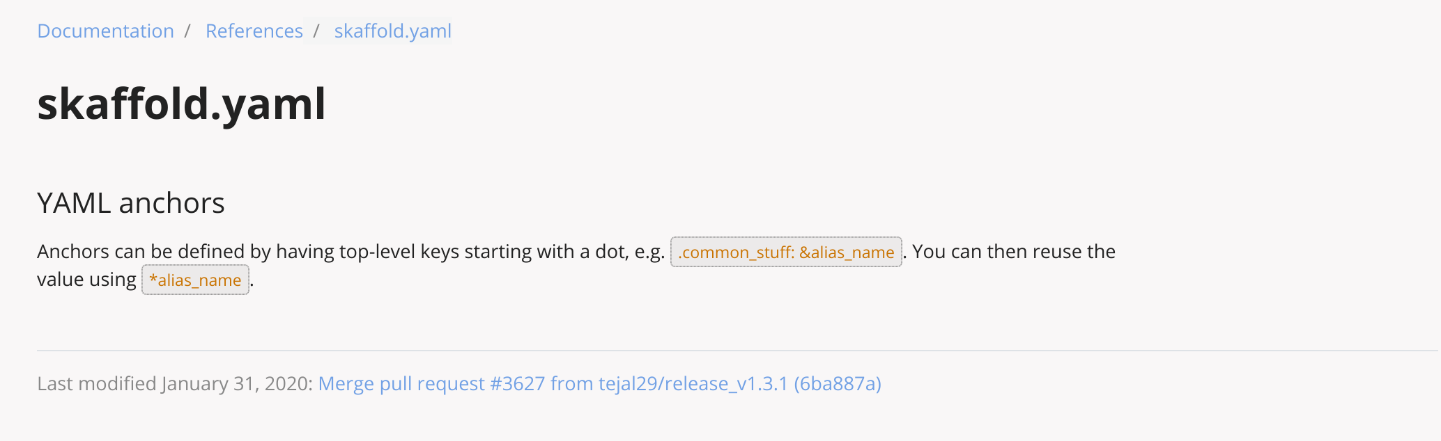 skaffold.yaml reference page · Issue #3701 · GoogleContainerTools ... skaffold.yaml reference page · Issue #3701 · GoogleContainerTools ...