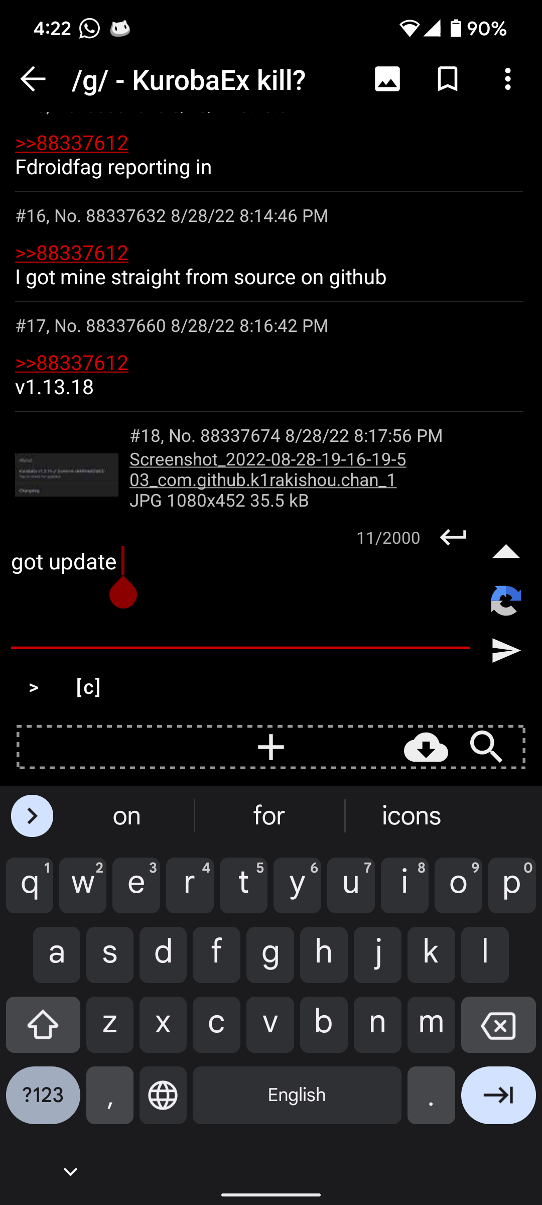 Reply field problem ? · Issue #805 · K1rakishou/Kuroba-Experimental ...