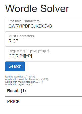 GitHub - tzuehlke/wordle-solver: This app helps to solve the daily ...