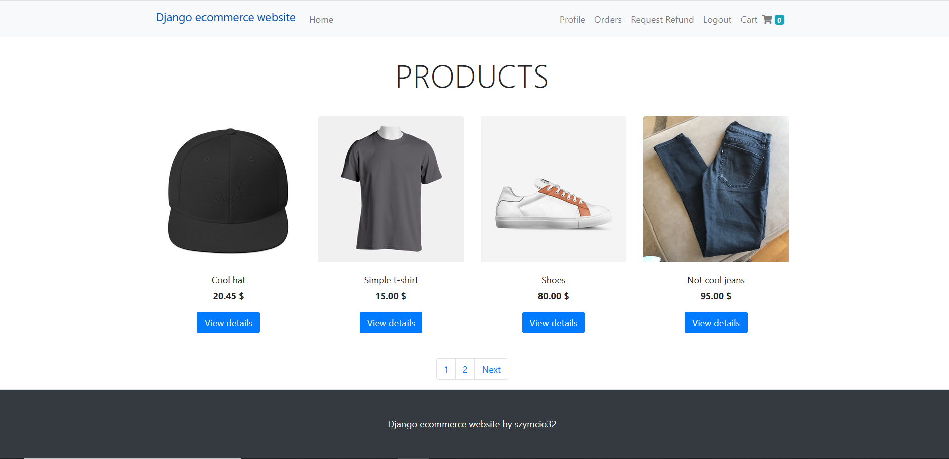 GitHub Szymcio32 django ecommerce website Ecommerce Website Build 