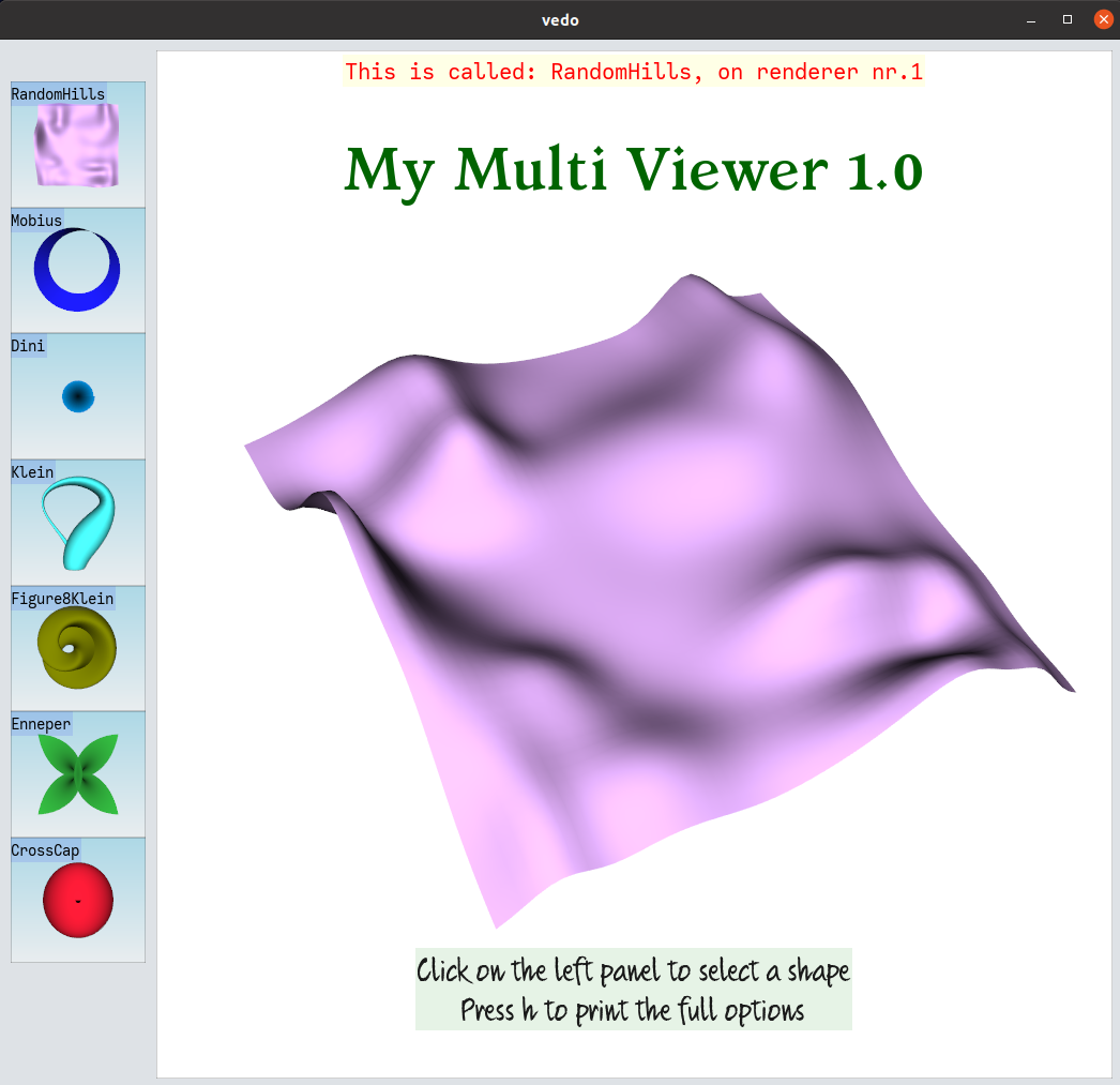 callback not responding in multi_viewer.py example · Issue #373 · marcomusy/vedo · GitHub