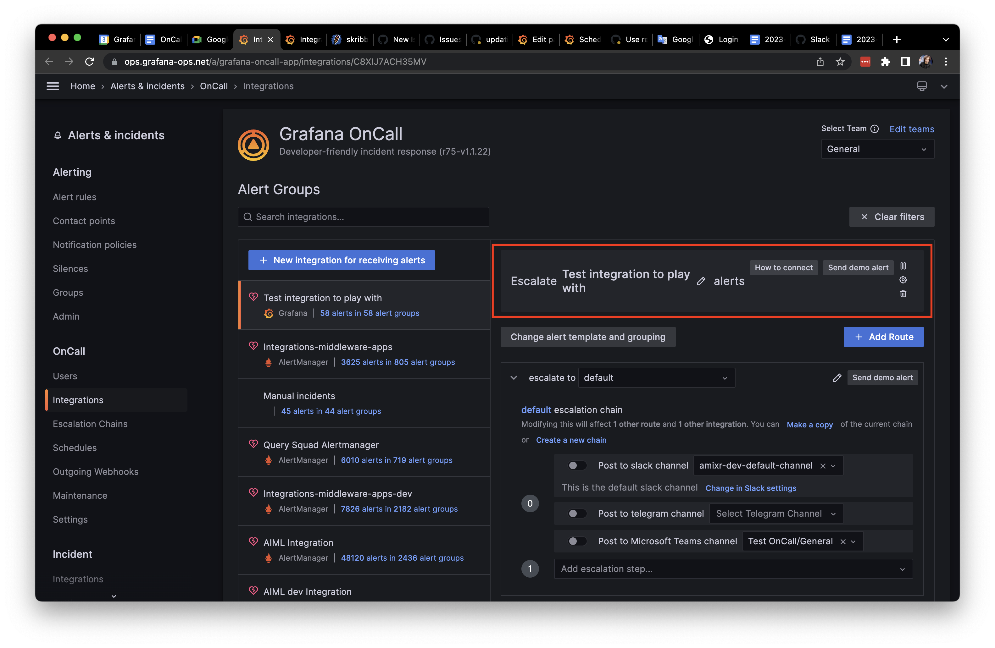 Weird markup in the Integration page · Issue #1291 · grafana/oncall · GitHub