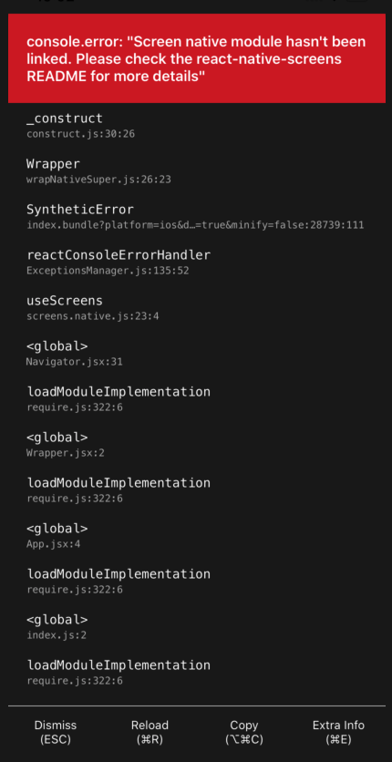 enableScreens is not a function · Issue #181 · software-mansion/react ...