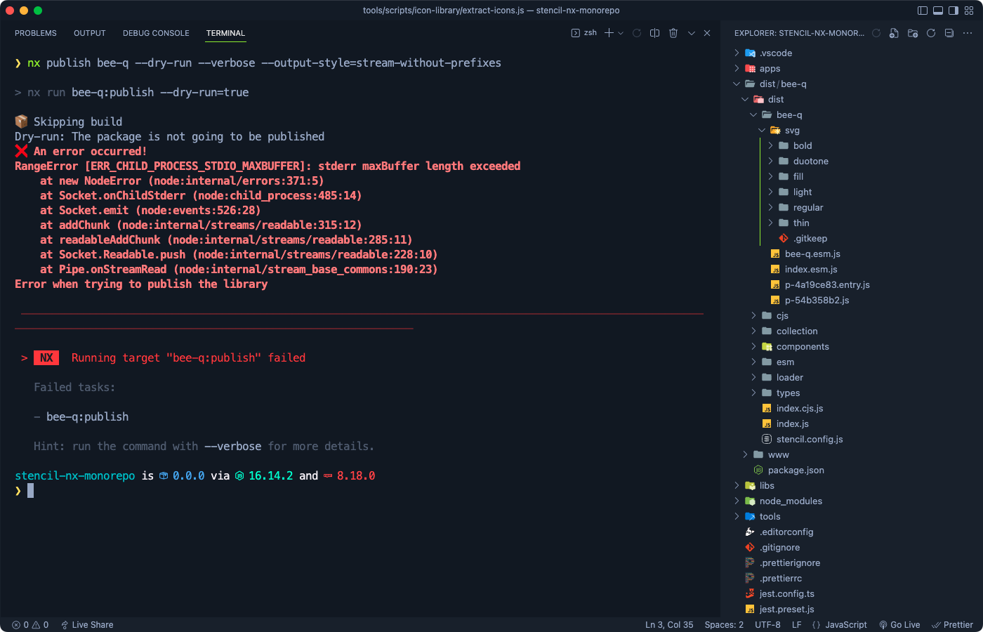 [ERR_CHILD_PROCESS_STDIO_MAXBUFFER]: stderr maxBuffer length exceeded · Issue #401 · bikecoders ...