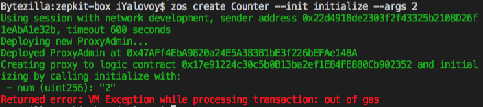 zos create fails with 'out of gas' · Issue #816 · OpenZeppelin/openzeppelin-sdk · GitHub