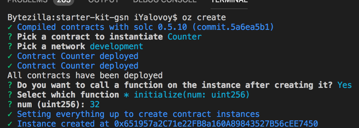 Countract deployed message duplicated while using `oz create` · Issue #1189 · OpenZeppelin ...