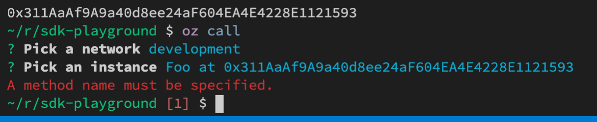 `oz call` gives not ideal error If contract has no methods · Issue #1416 · OpenZeppelin ...